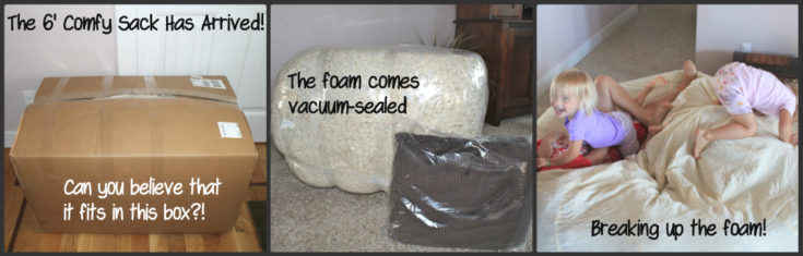 Comfy Sacks 6′ Bean Bag Chair {Review & Giveaway} – The PennyWiseMama