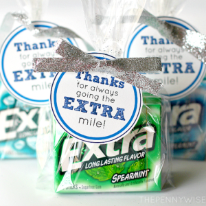Thanks For Going the Extra Mile Gift Idea + Free Printable Tag - The ...