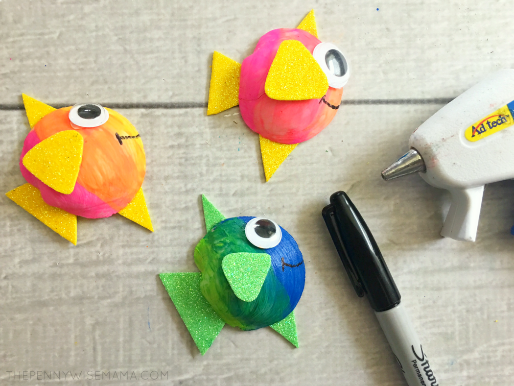 Cute Seashell Fish Craft – The PennyWiseMama
