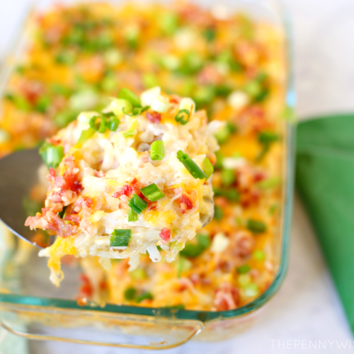 The Best Loaded Hashbrown Casserole – The PennyWiseMama