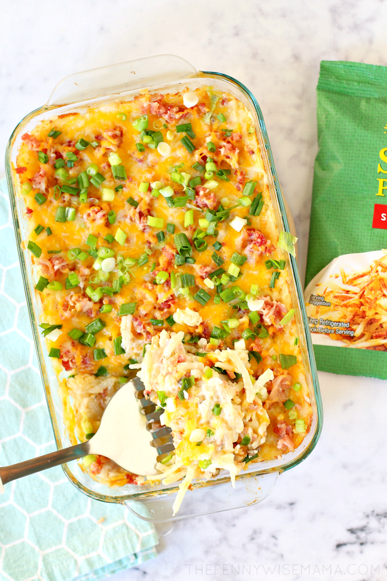 The Best Loaded Hashbrown Casserole – The PennyWiseMama