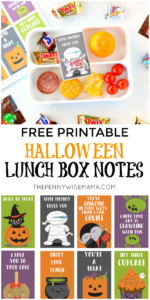 Cute Halloween Lunch Box Notes {Free Printable} – The PennyWiseMama