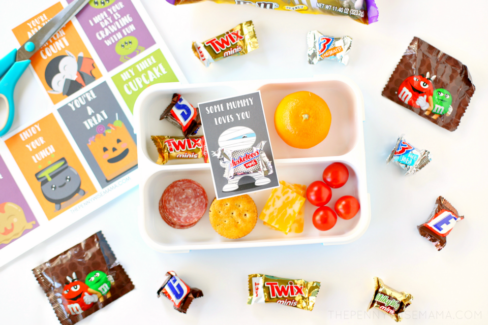 Cute Halloween Lunch Box Notes {Free Printable} – The PennyWiseMama