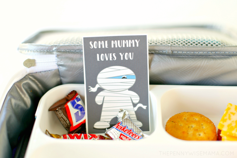 Cute Halloween Lunch Box Notes {Free Printable} – The PennyWiseMama